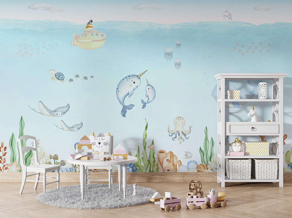 Ocean Joy Mural – Wallpapers By T