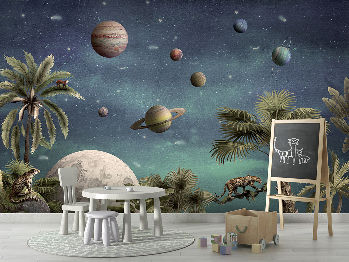 Pretty Planets Mural – Wallpapers By T