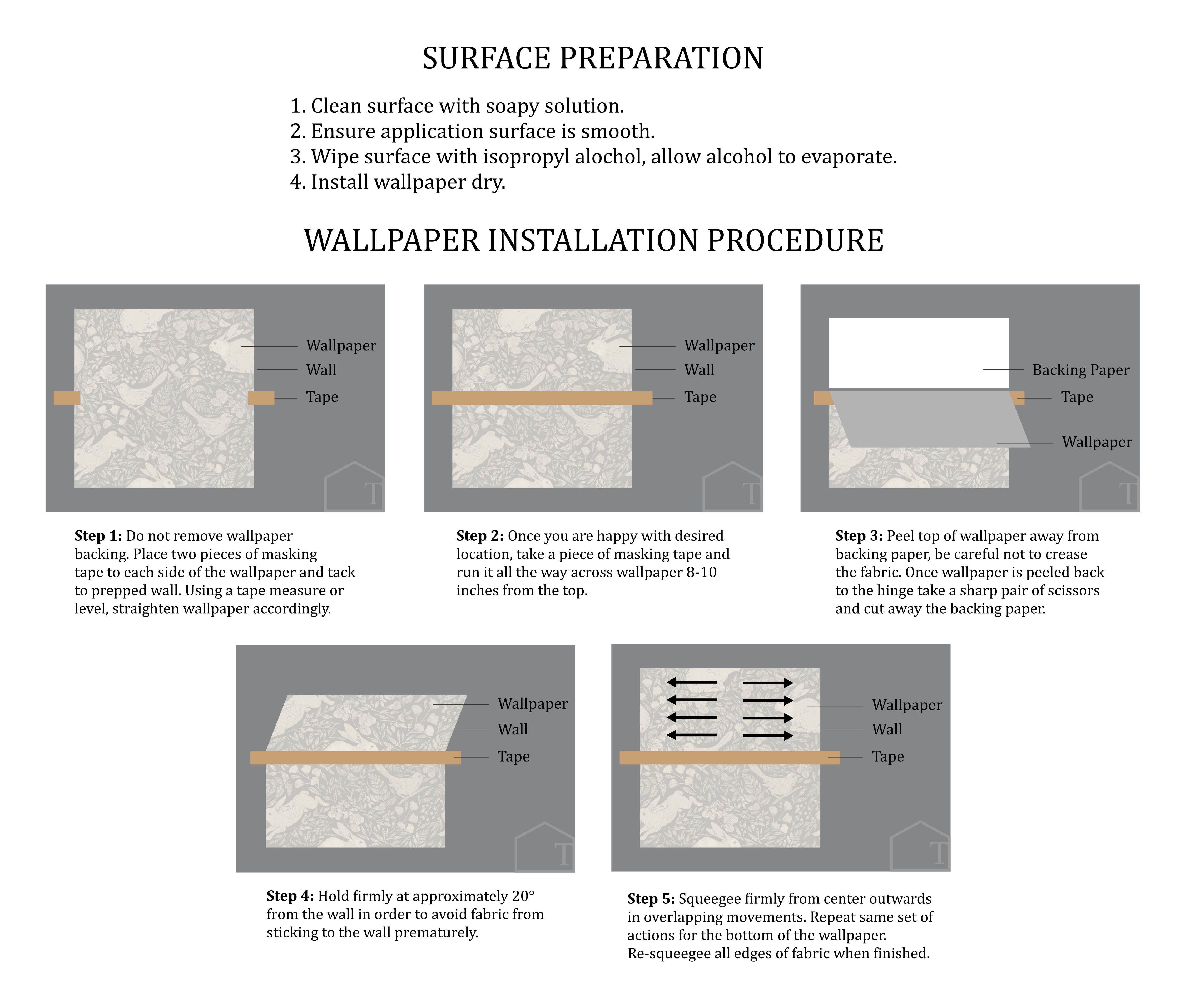 Wallpaper Installation Services - Wallpapers By T
